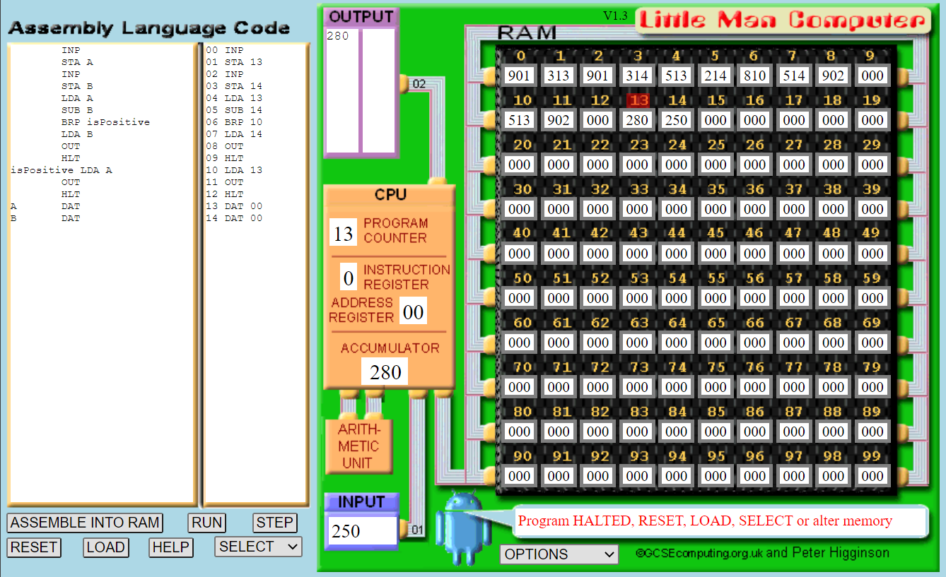 Computer Systems Lab 4 - Little Man Computer | Roehampton