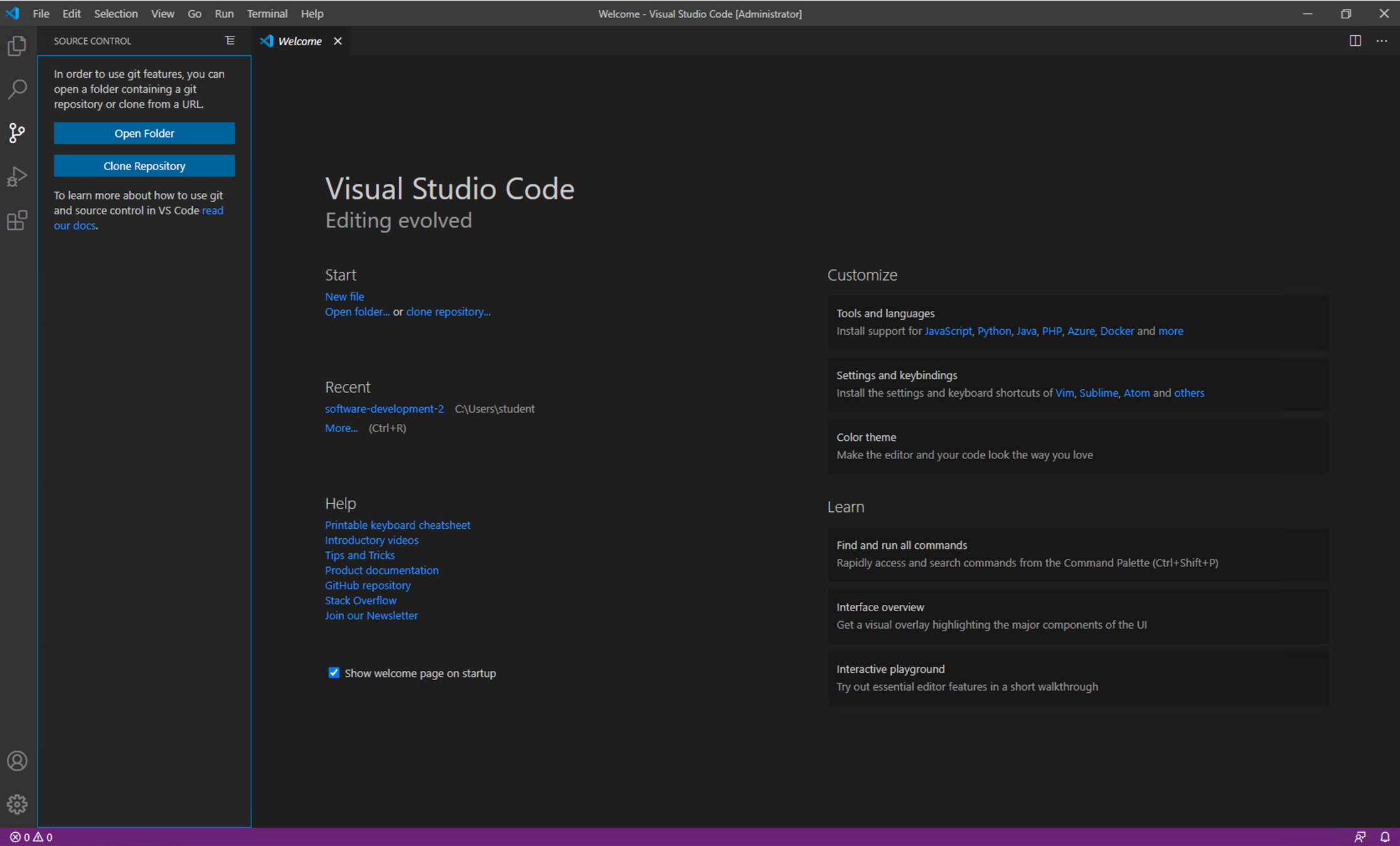 Software Development 2 Lab 1 – Version Control and developer tools ...